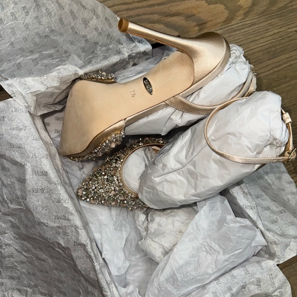 Badgley Mischka | Shoes | Nicolite Ankle Strap Pump | Poshmark